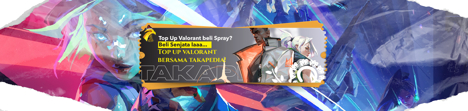 Top Up Valorant Termurah, Beli Harga Paling Murah - TAKAPEDIA